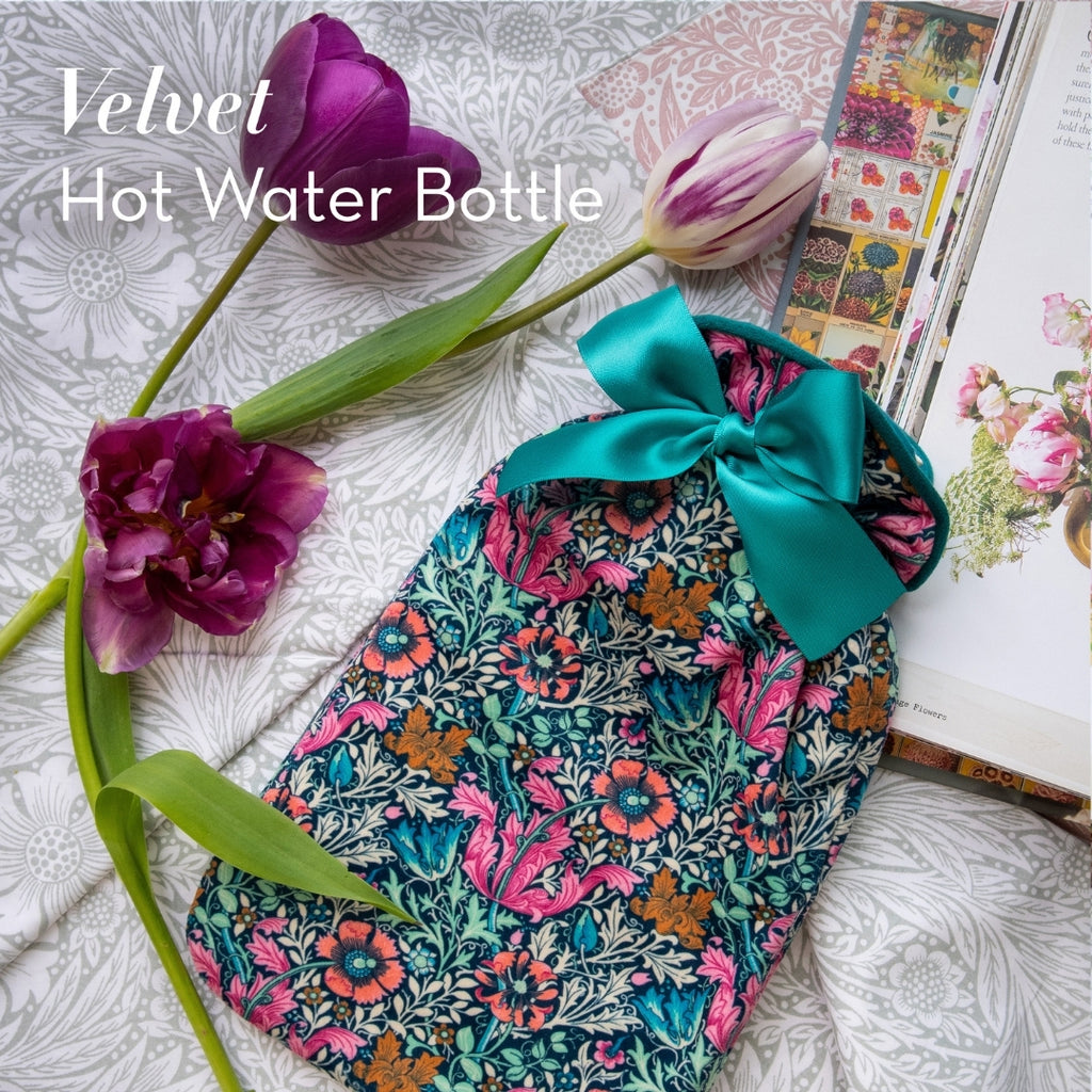 Beautiful Sleep Velvet Hot Water Bottle – William Morris At Home