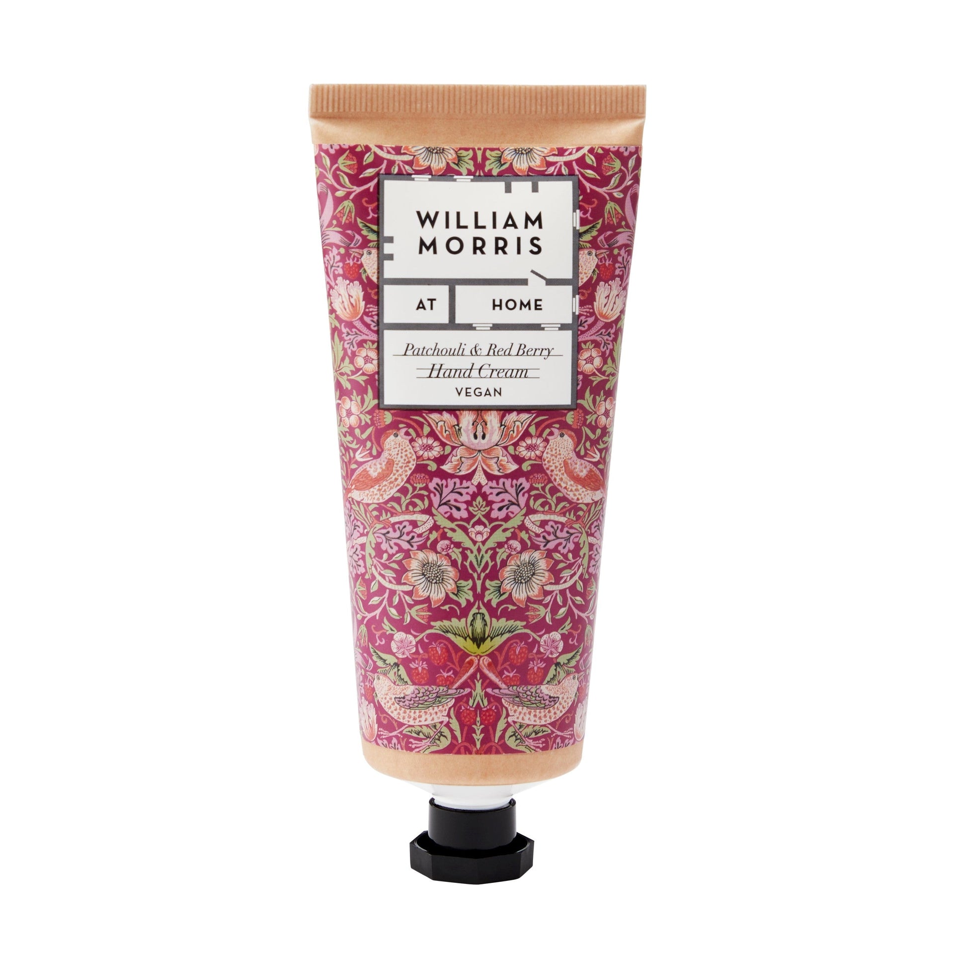 William Morris At Home Patchouli & Red Berry Hand Cream, Size: 100ml