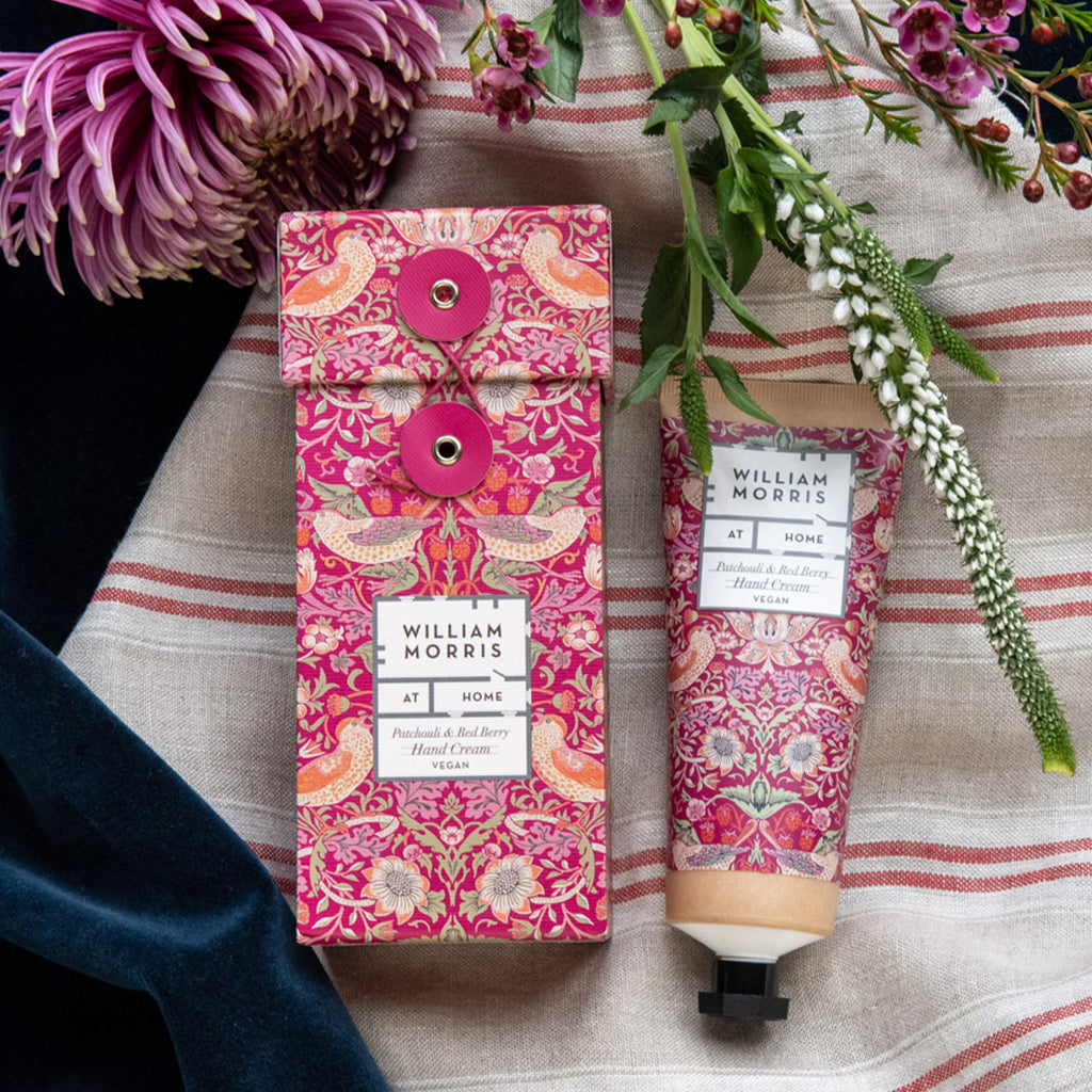 William Morris At Home Patchouli & Red Berry Hand Cream, Size: 100ml